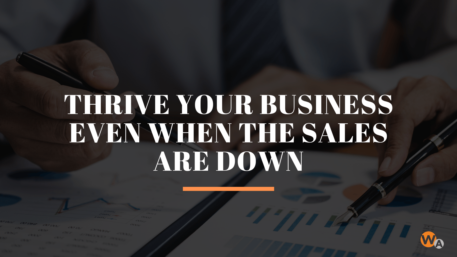 Sales are down but profits go up!